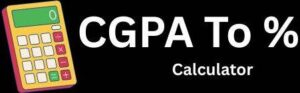 OGPA Calculator - CGPA To Percentage
